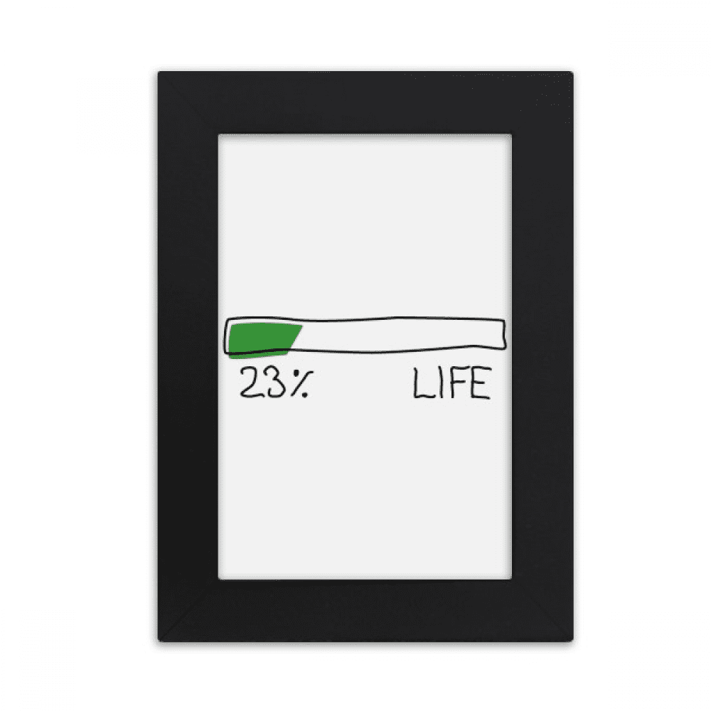 Life Energy Progress Bar 23 Percent Youth Young Desktop Photo Frame ...