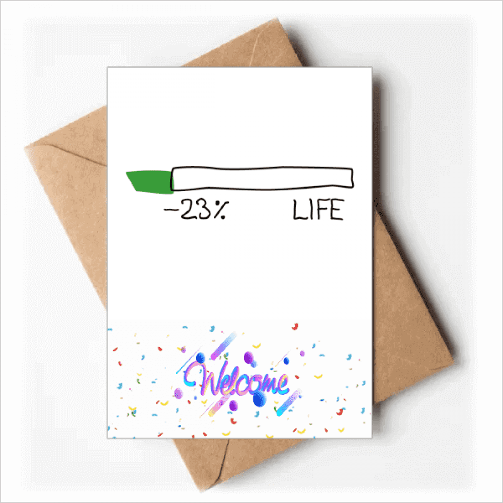 Life Energy Progress Bar Pregnant Baby Mother Welcome Back Greeting ...