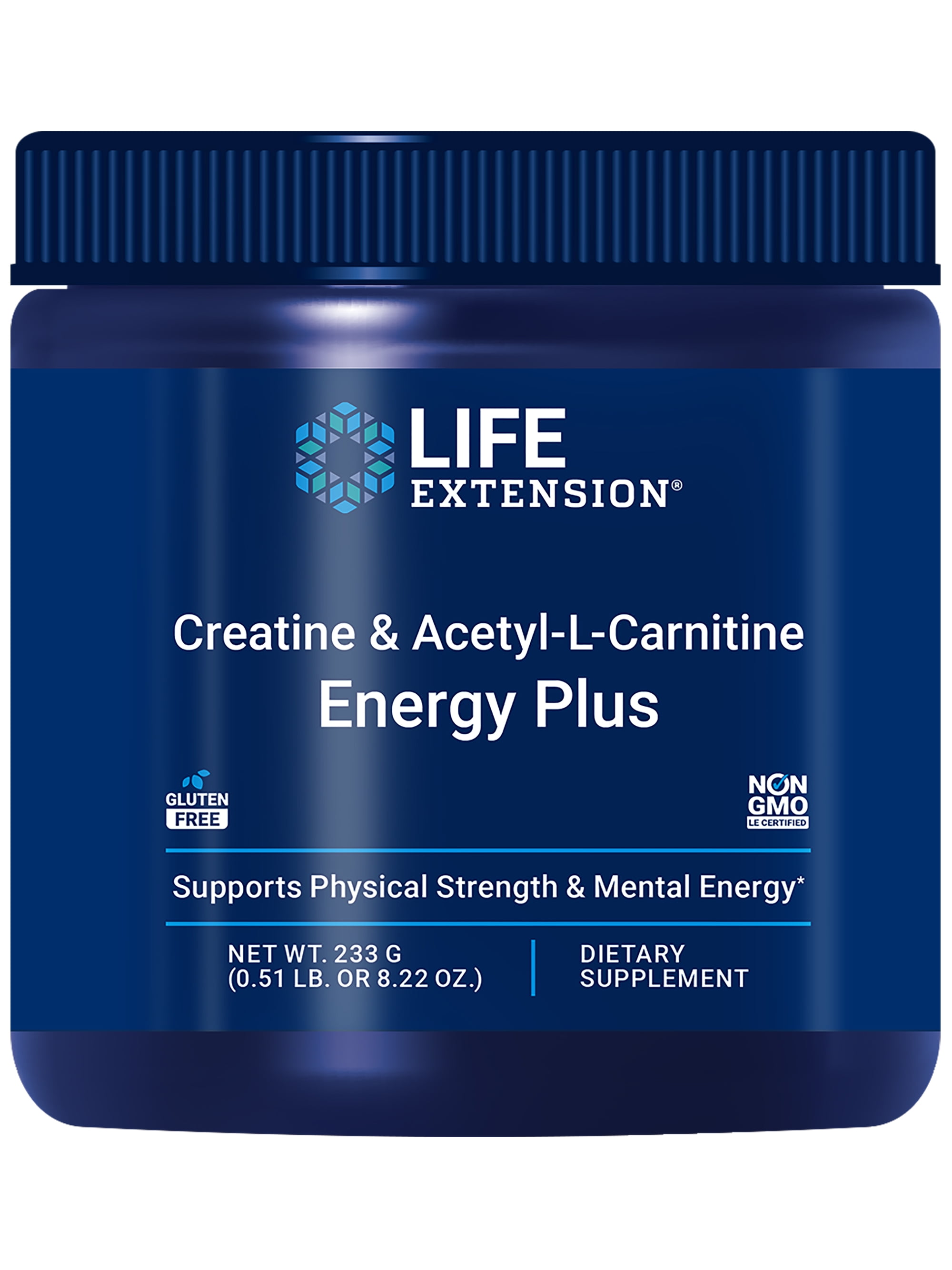 Life Extension Creatine Acetyl-L-Carnitine Energy Plus, energy support ...