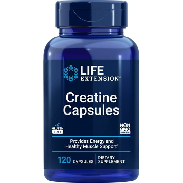 Life Extension Creatine Supplement - Strength, Lean Muscle, Endurance ...