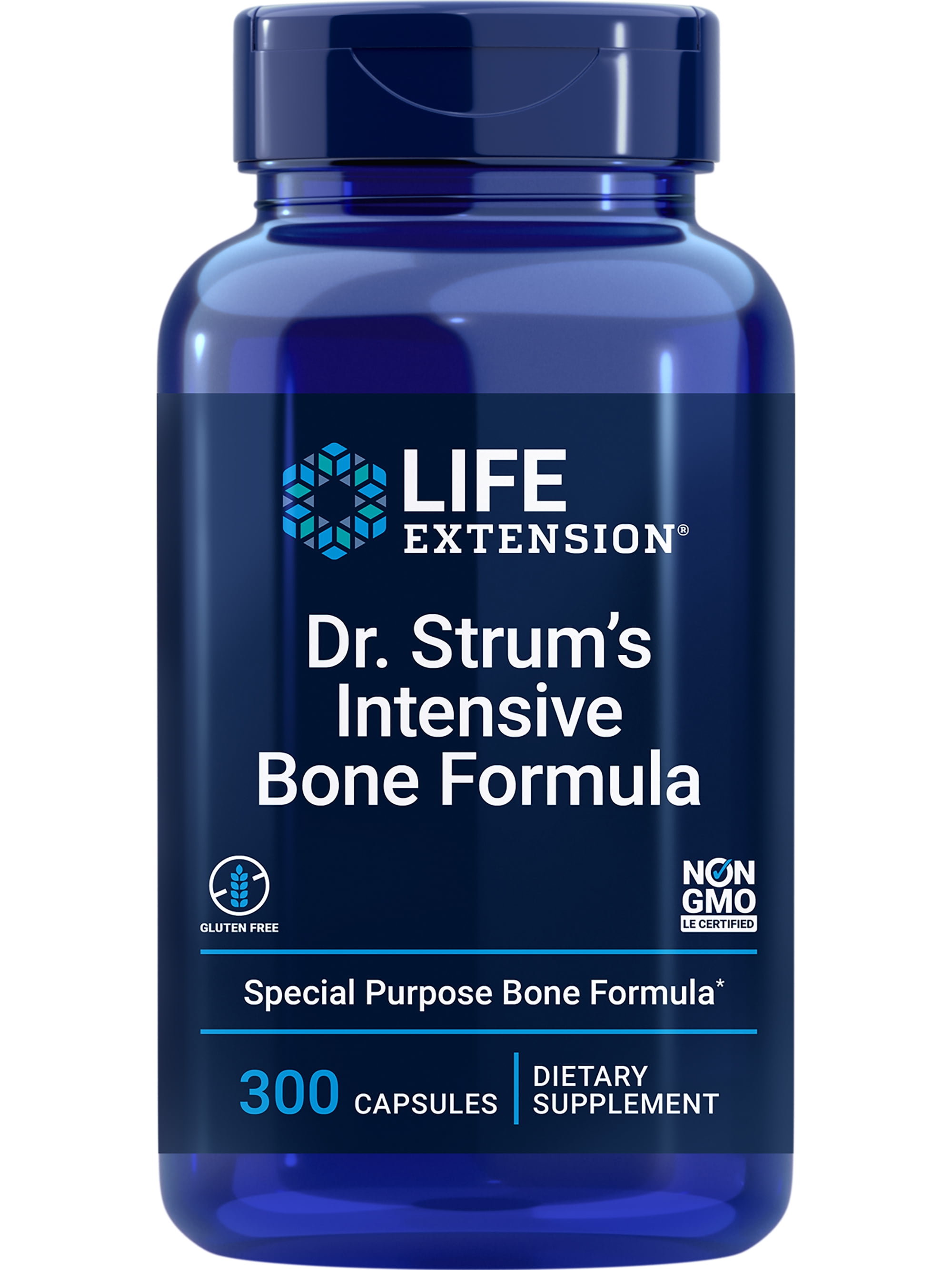 Life Extension Dr. Strum’s Intensive Bone Formula - 9 nutrients for ...
