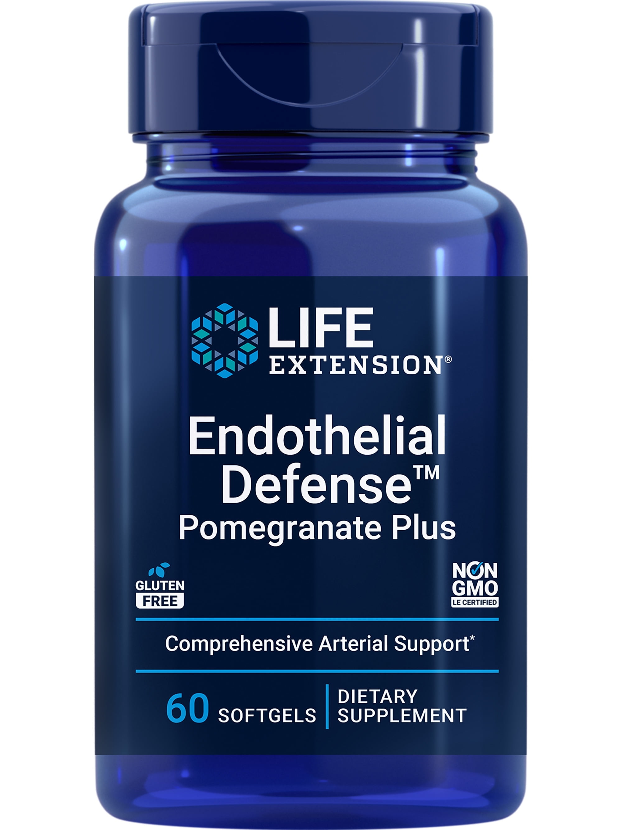 Life Extension Endothelial Defense Pomegranate Plus - Heart Health ...