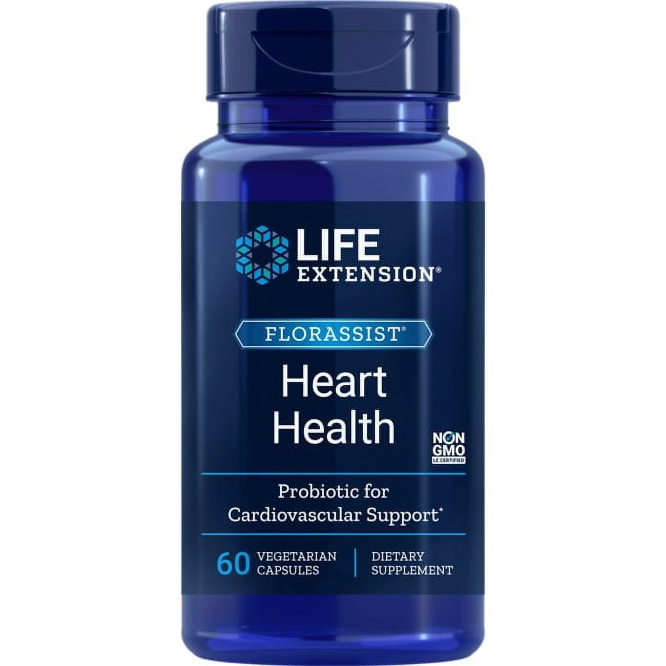 Life Extension Florassist Heart Health Probiotic - 60 Capsules ...