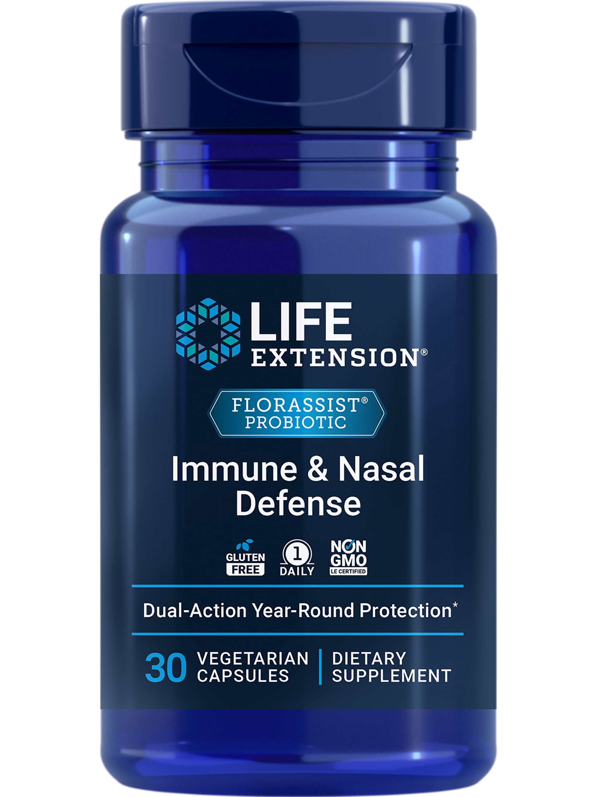 Life Extension FLORASSIST® Immune & Nasal Defense - Focused Probiotic ...