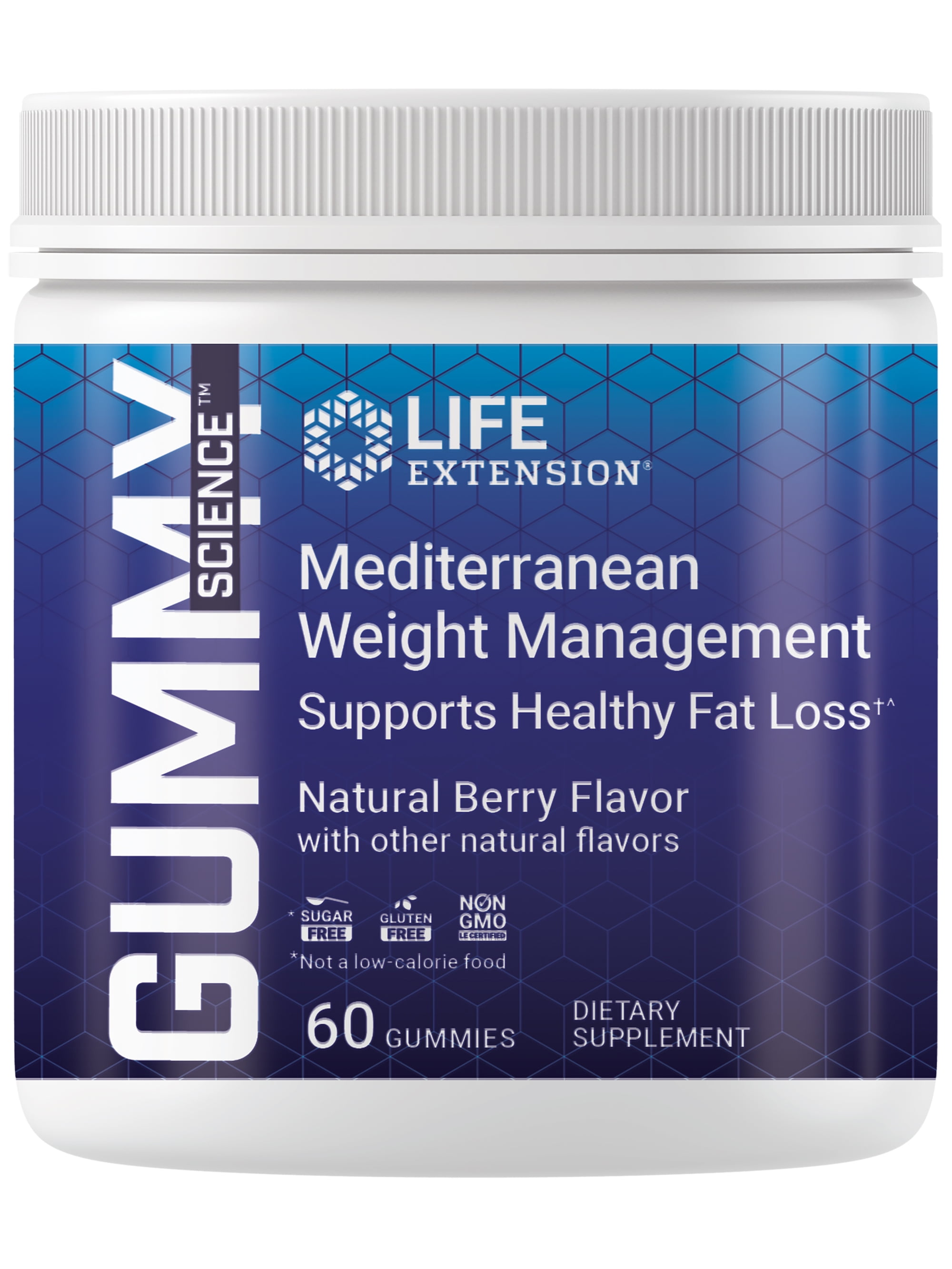 Life Extension Gummy Science™ Mediterranean Weight Management, blood ...