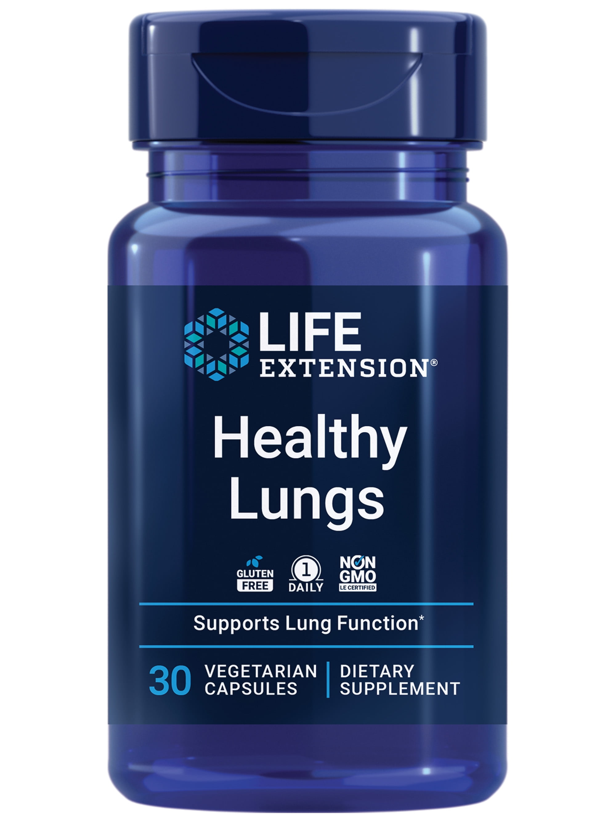 Life Extension Healthy Lungs - Lung Support Supplement with Boswellia, Bael, Saffron - 30 ...
