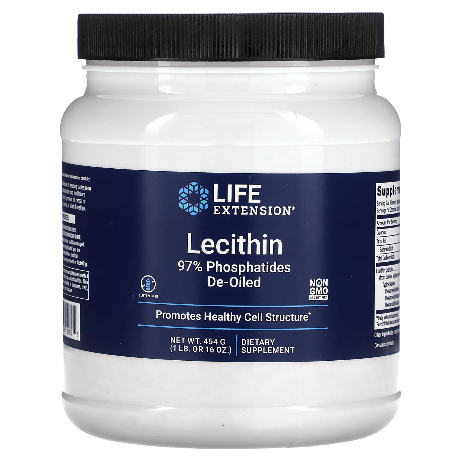 Life Extension Lecithin 16 oz (454 g) - Walmart.com