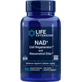 Life Extension NAD+ Cell Regenerator and Resveratrol Elite, 90 Veg Caps ...