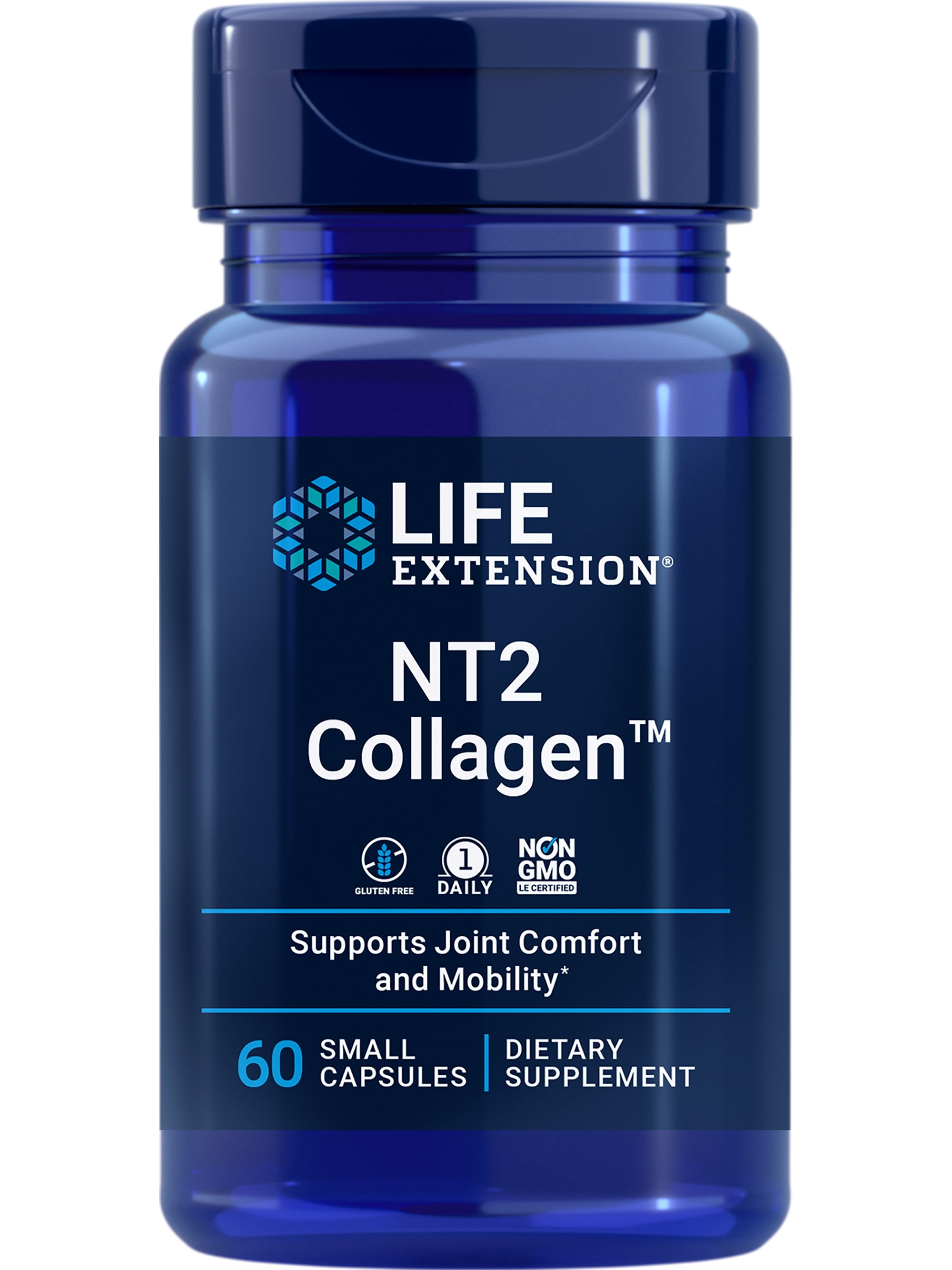 Life Extension NT2 Collagen 40 mg Joint Support Supports Flexibility ...