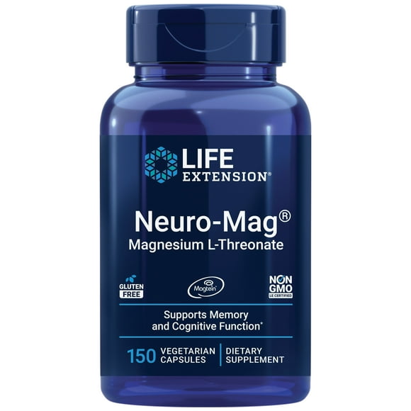 Life Extension Neuro-Mag Magnesium L-Threonate - Brain-absorbable ...