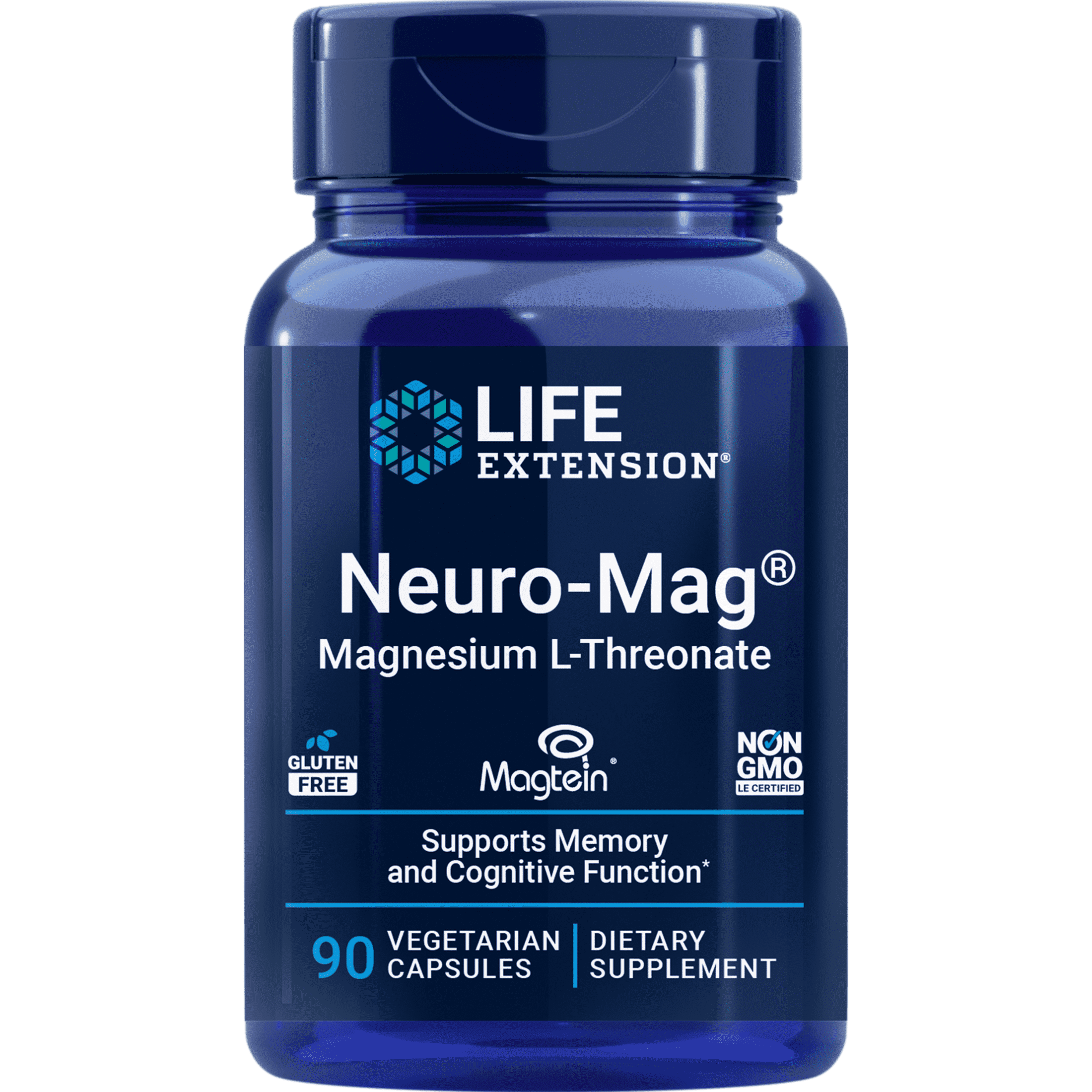 Life Extension Neuro-Mag Magnesium L-Threonate 2000 mg, 90 capsules ...