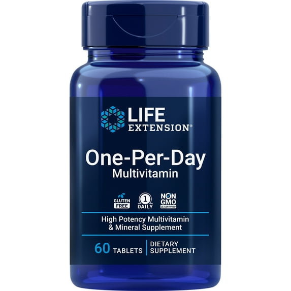Life Extension One-Per-Day Multivitamin, Packed with Over 25 Vitamins ...