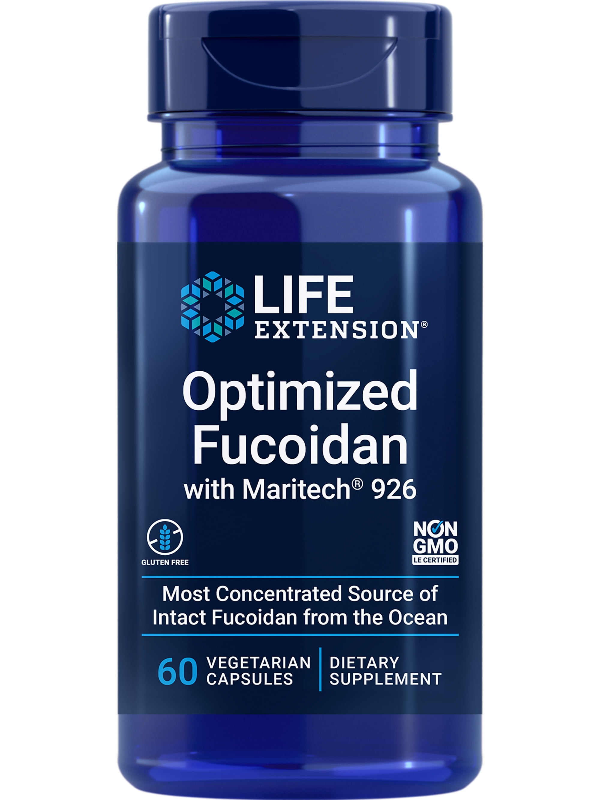 Life Extension Optimized Fucoidan - Immune Support - Non-GMO, Gluten ...