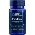 Life Extension Health Supplements: Vegan Vitamin, Pyridoxal 5-Phosphate (P5P) 100mg, 90 ...