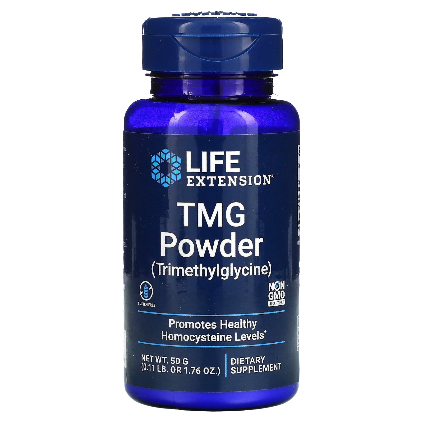 Life Extension TMG Powder - Trimethylglycine - Helps Maintain Normal ...
