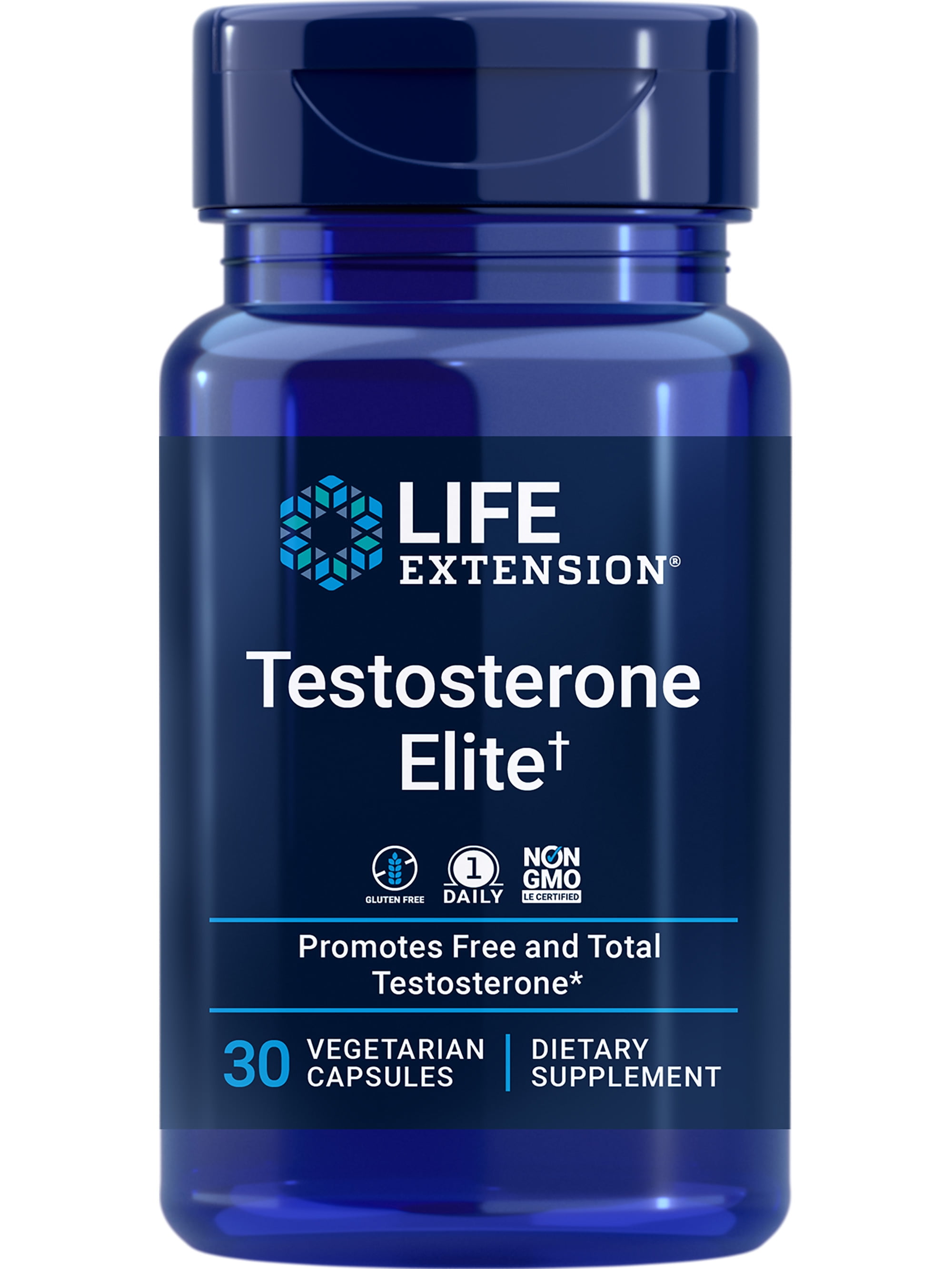 Life Extension Testosterone Elite - 30 Capsules - Promotes Testosterone ...
