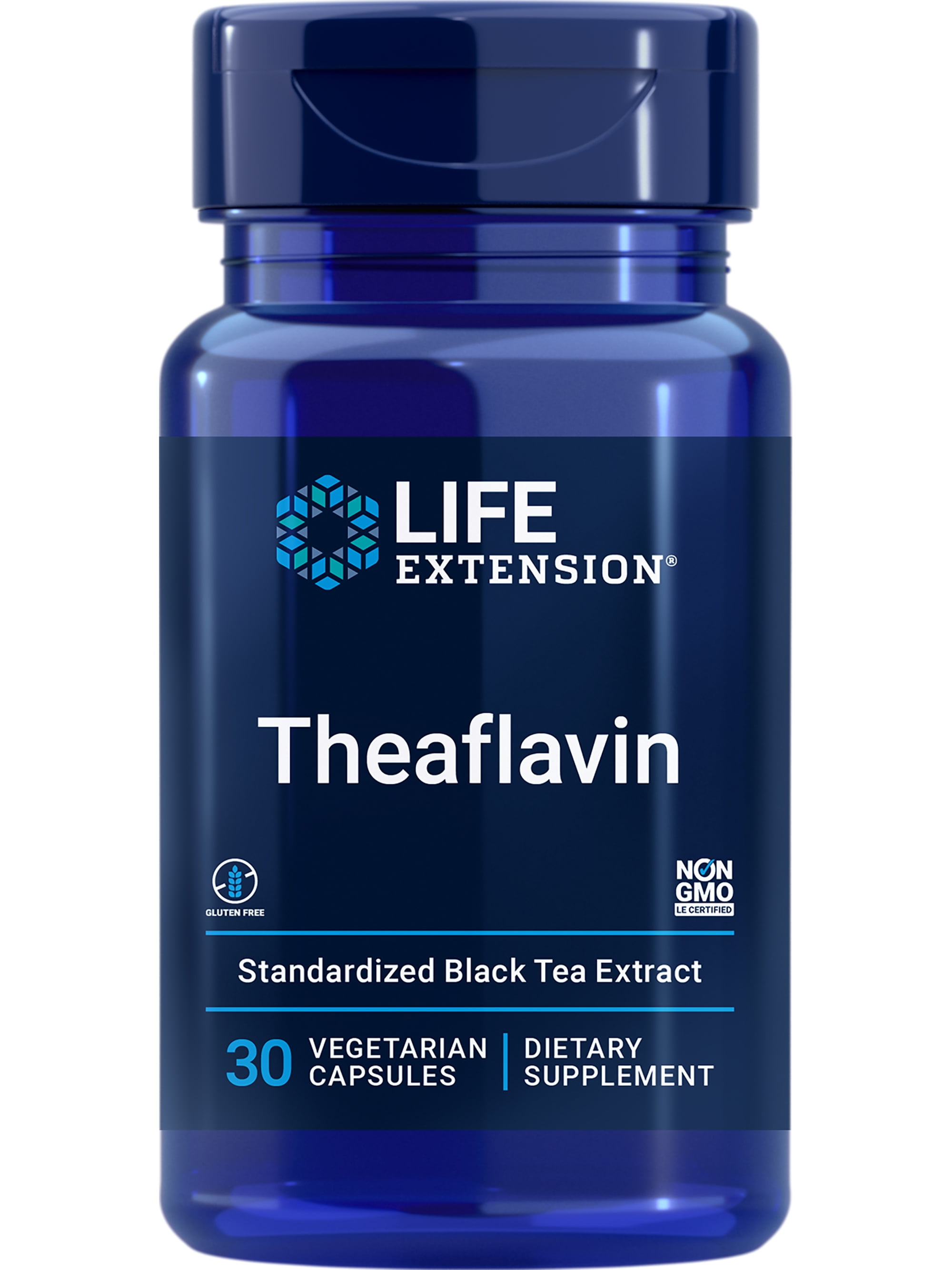 Life Extension Theaflavin Standardized Extract – Tea Leaf Flavonoids ...