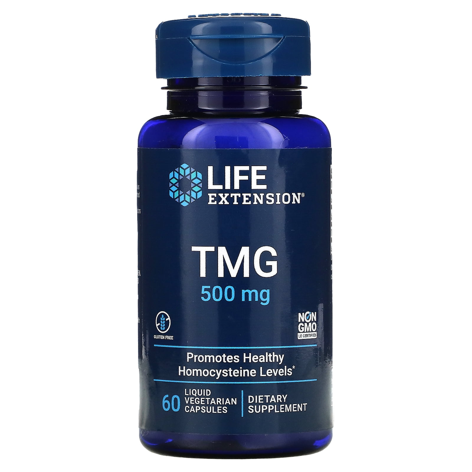 Life Extension Tmg 500 mg 60 Liq Vegcap - Walmart.com