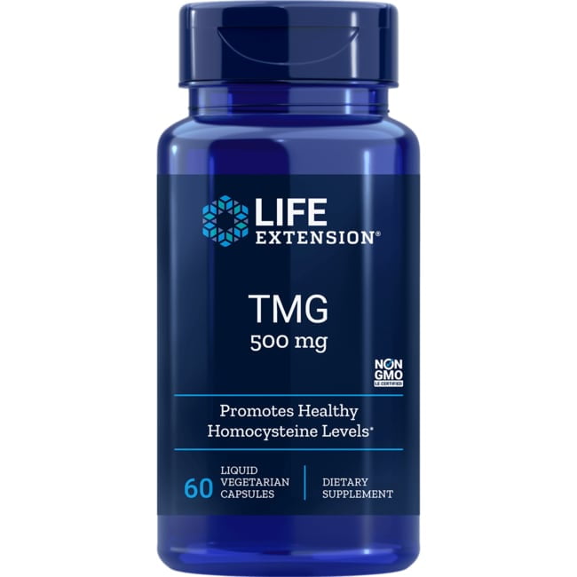 Life Extension Tmg 500 mg 60 Liq Vegcap - Walmart.com