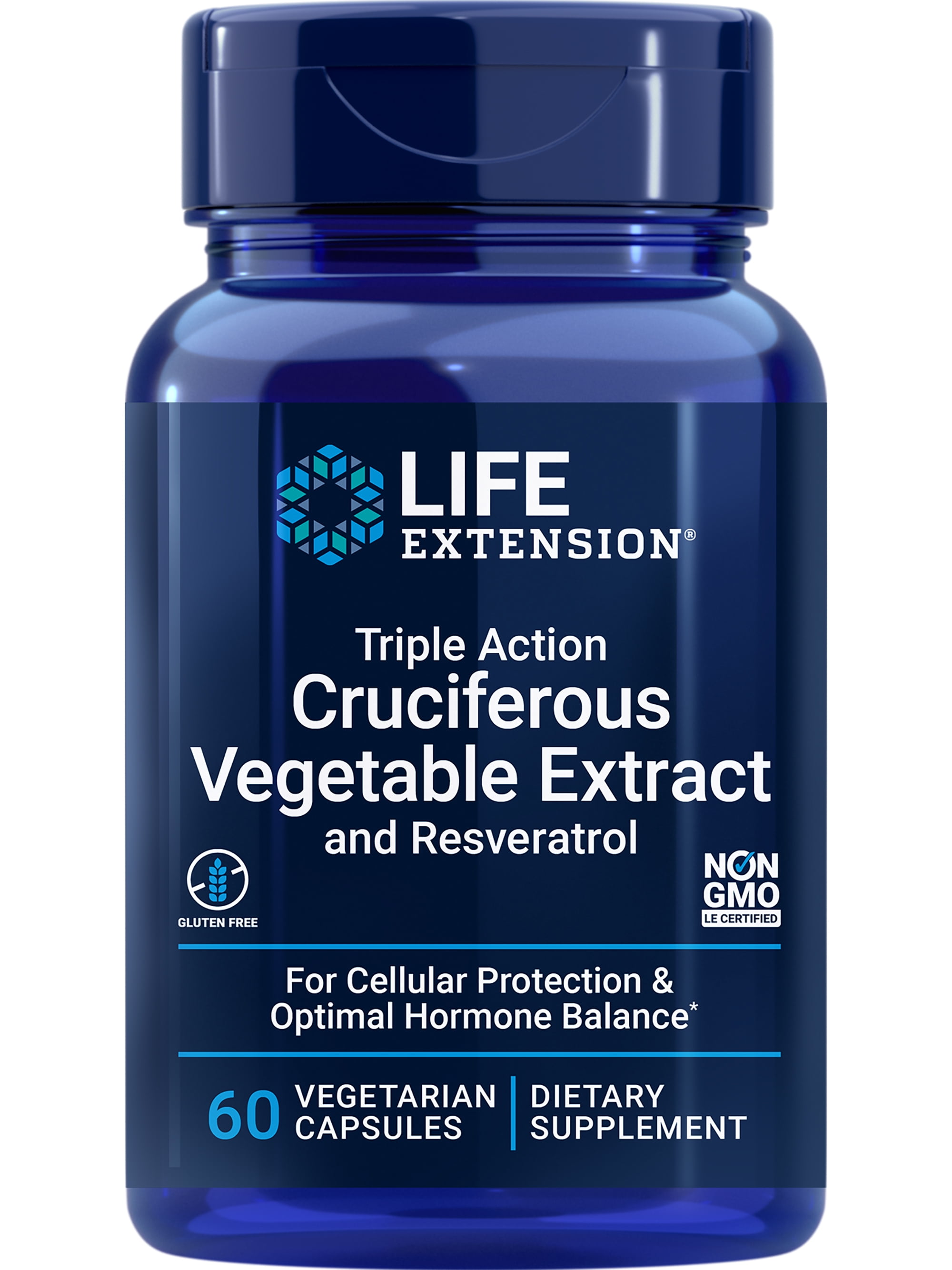 Life Extension Triple Action Cruciferous Vegetable Extract ...