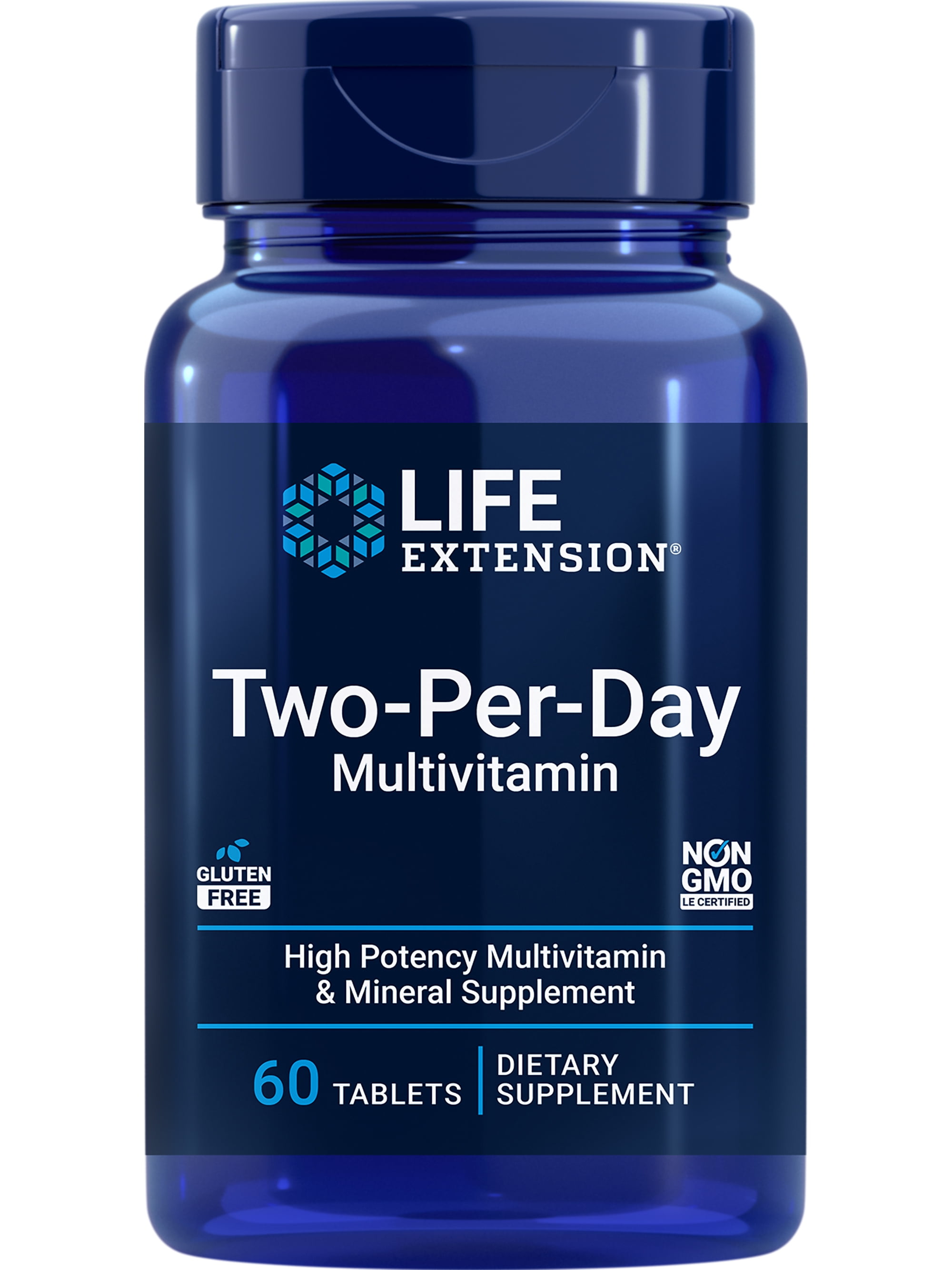 Life Extension Two-Per-Day Multivitamin, broad spectrum of essential ...