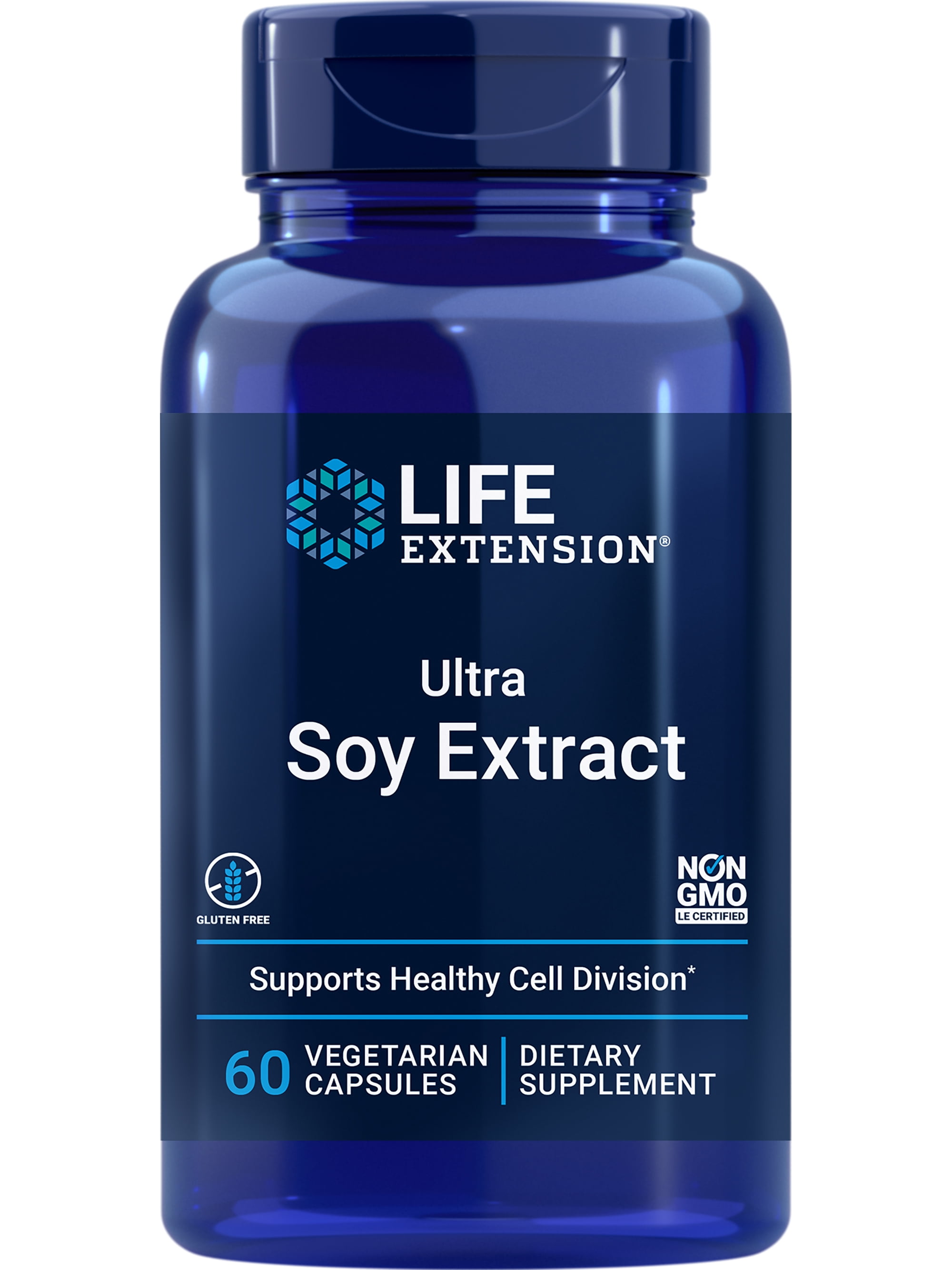 Life Extension Ultra Soy Extract - Soy Isoflavones Supplement for Women ...