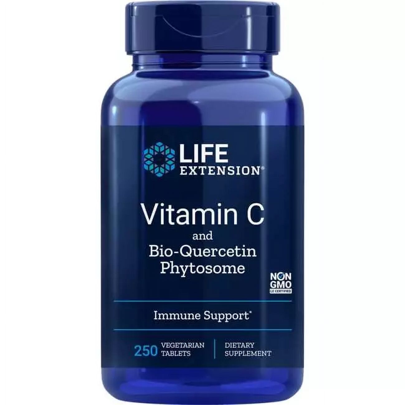 Life_Extension_Vitamin_C_&_Bio_Quercetin_Phytosome_250_Veg_Tabs ...