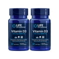 Life Extension Vitamin D3 125 mcg 5000 IU, Bone, Brain, Immune Health, 2x60 Softgels - Walmart.com