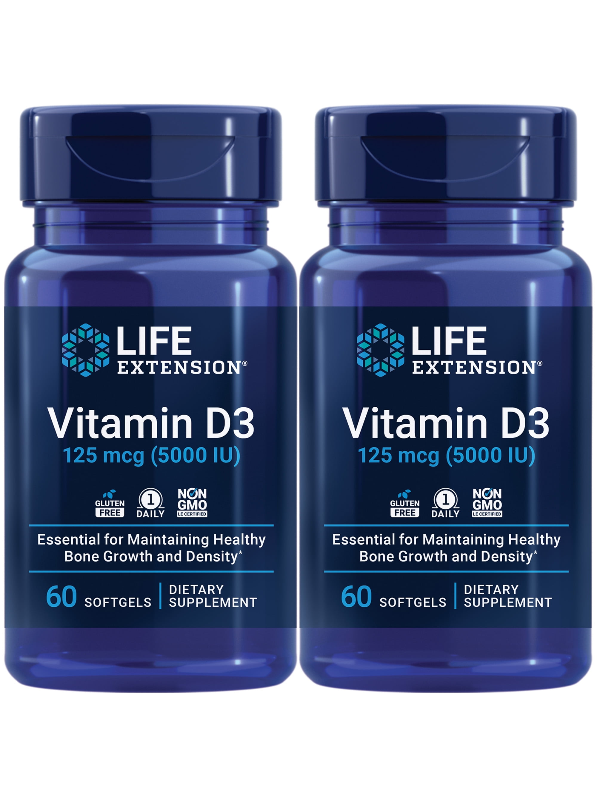 Life Extension Vitamin D3 125 Mcg (5000 IU) – Promotes Bone Health ...