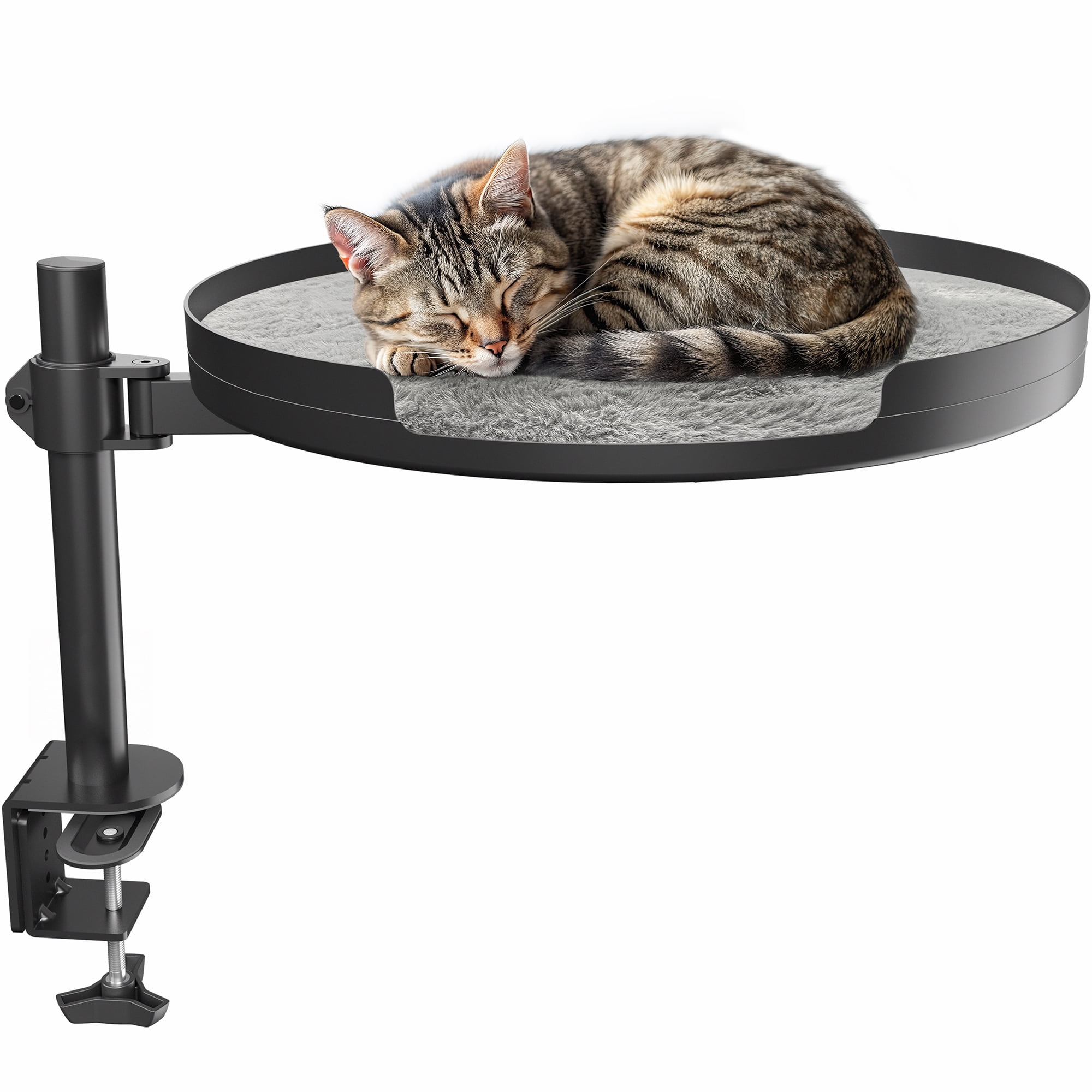 Life Finds Clamp-on Round Cat Bed for Home Office Desk - Walmart.com