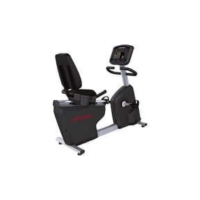 Life Fitness RS3 Recumbent Indoor Riding Exercise Bike with Go Console ...