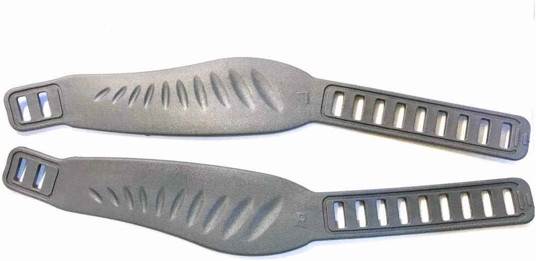 Life Fitness Stationary Bikes Long GRAY Pedal Straps | Heavy Duty, Fits ...