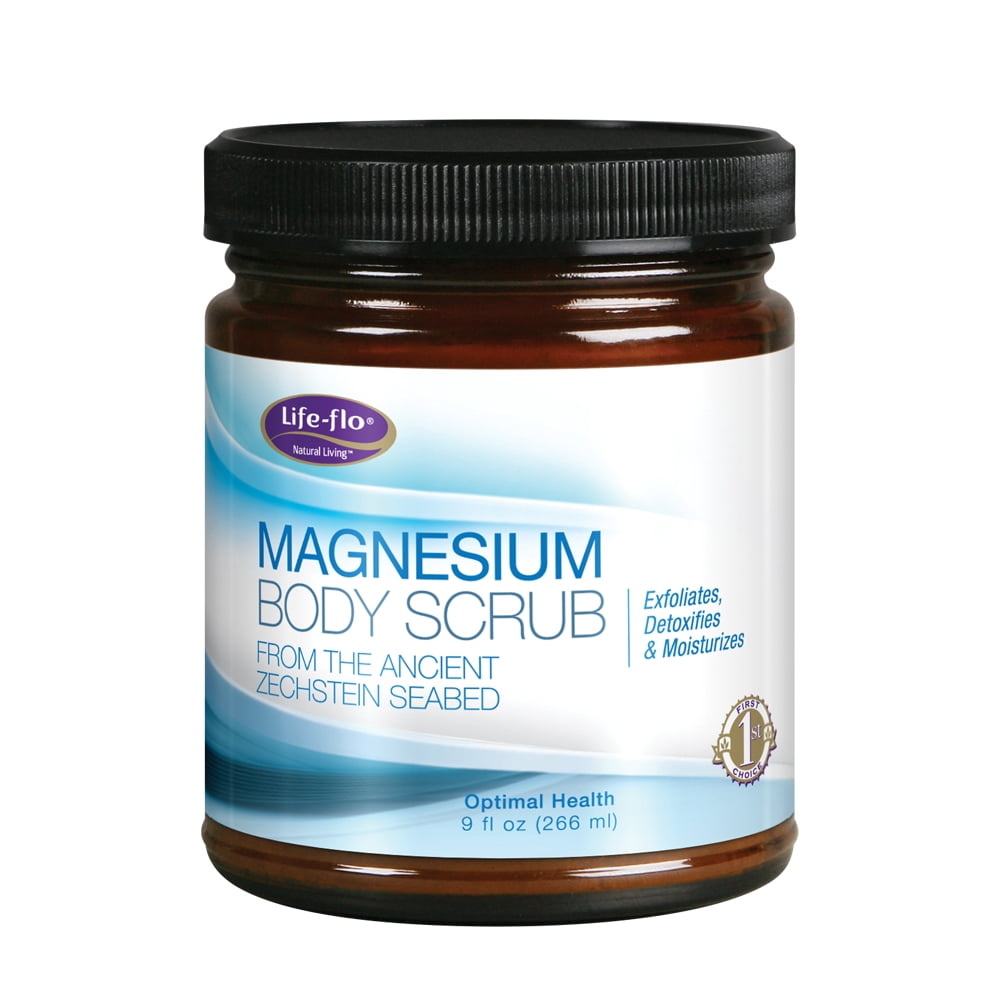 Life-Flo Magnesium Body Scrub | Exfoliates, Detoxifies & Moisturizes ...