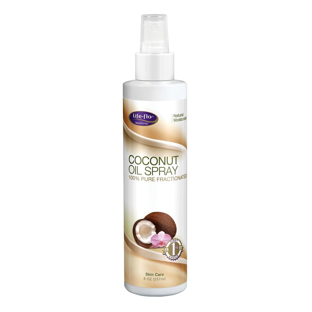 Life Flo Pure Fractionated Coconut Oil Spray, 8 Oz, 2 Pack - Walmart.com
