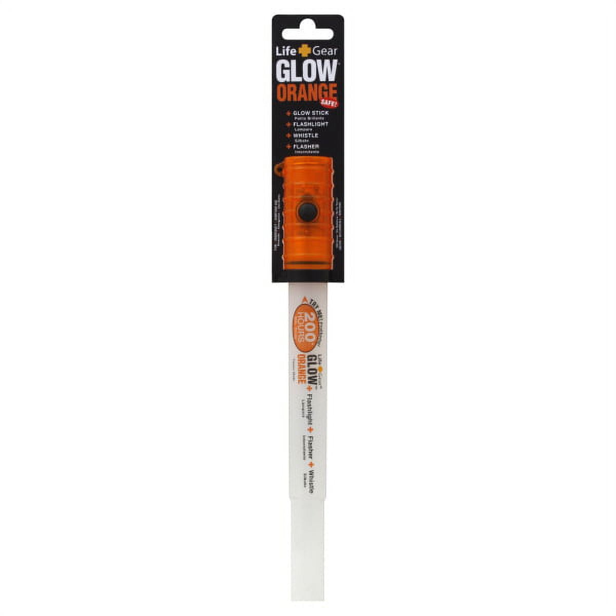 Life Gear 4 in 1 LED Glow Stick Flashlight, Orange - Walmart.com