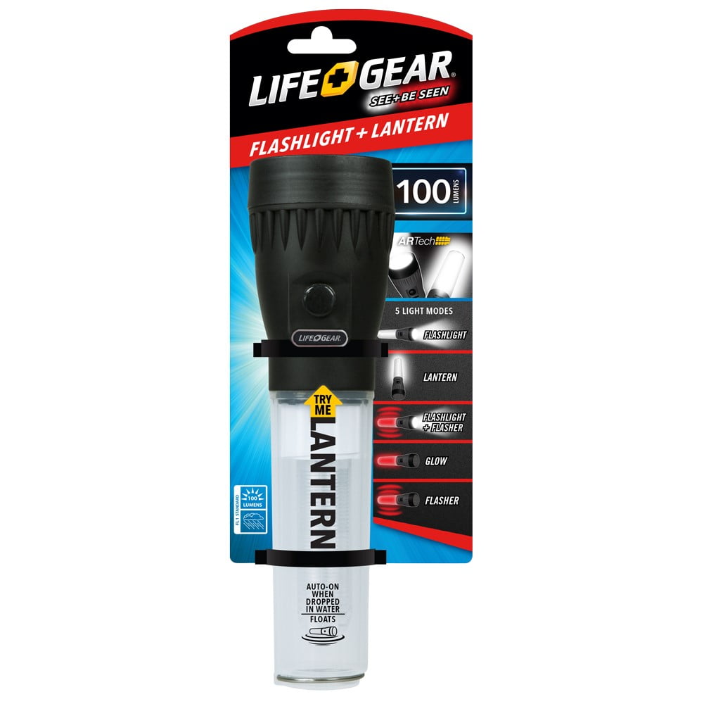 Life Gear AR Tech Flashlight and Lantern - Walmart.com