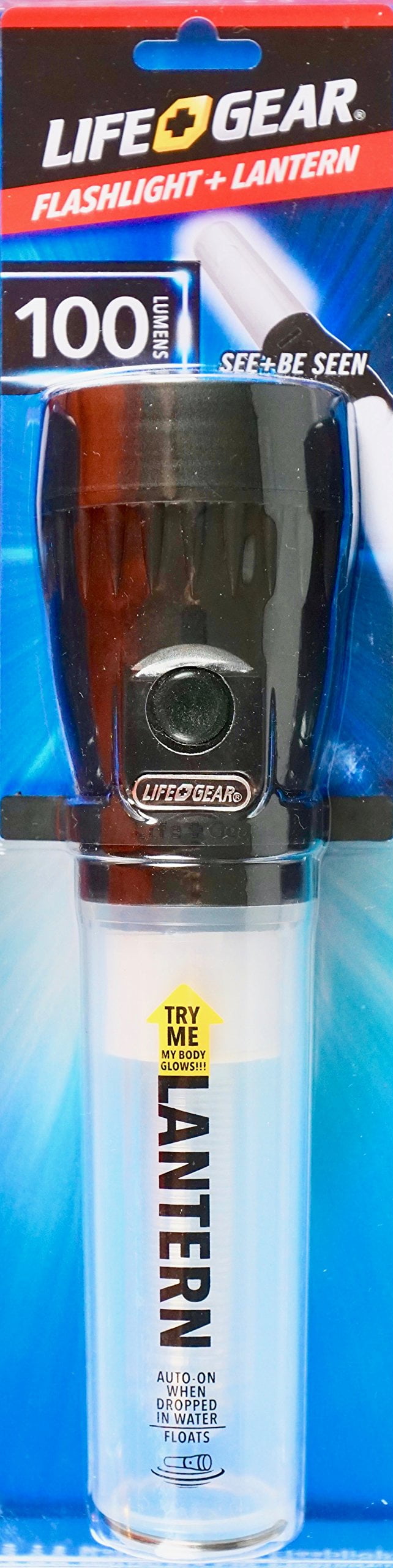 Life Gear LED Flashlight + Lantern + Red Glow + Red Flasher , 100 ...