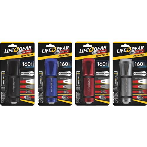 Life Gear Zoom Focus LED Flashlight 5 MODE, Each - Walmart.com