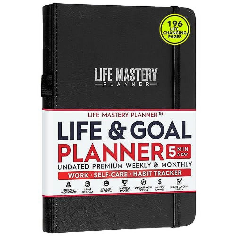 Life and Goal Planner - Undated Daily, Weekly & Monthly Planner for ...