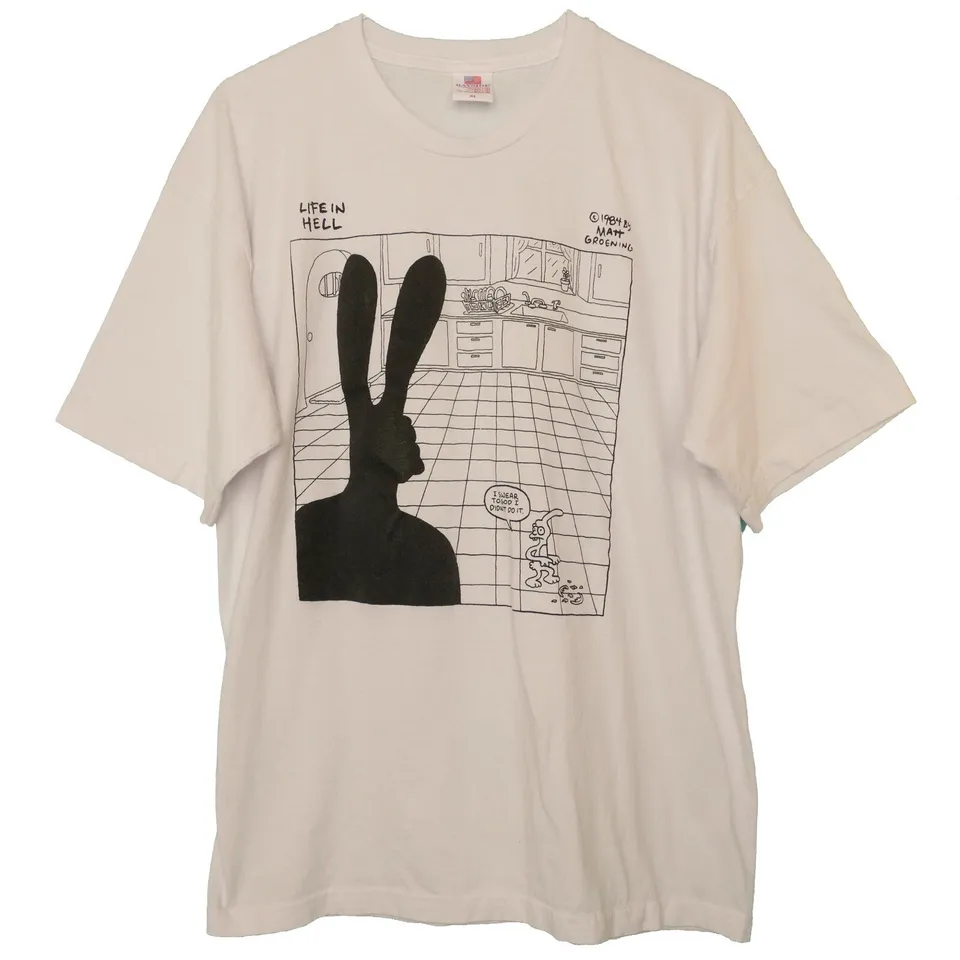 Life In Hell Work Is Hell Shirt Matt Groening Simpsons Punk Underground ...