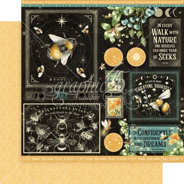 DCWV Double-Sided Cardstock Stack 12"X12" 36/Pkg-Preserved Paper, 18 ...