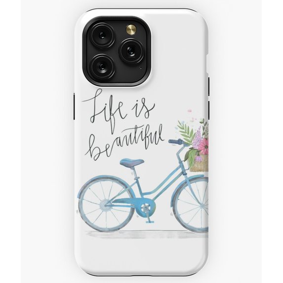 Life Is Beautiful Quote Design M3029 Phone Case for iPhone 17 16 15 14 ...