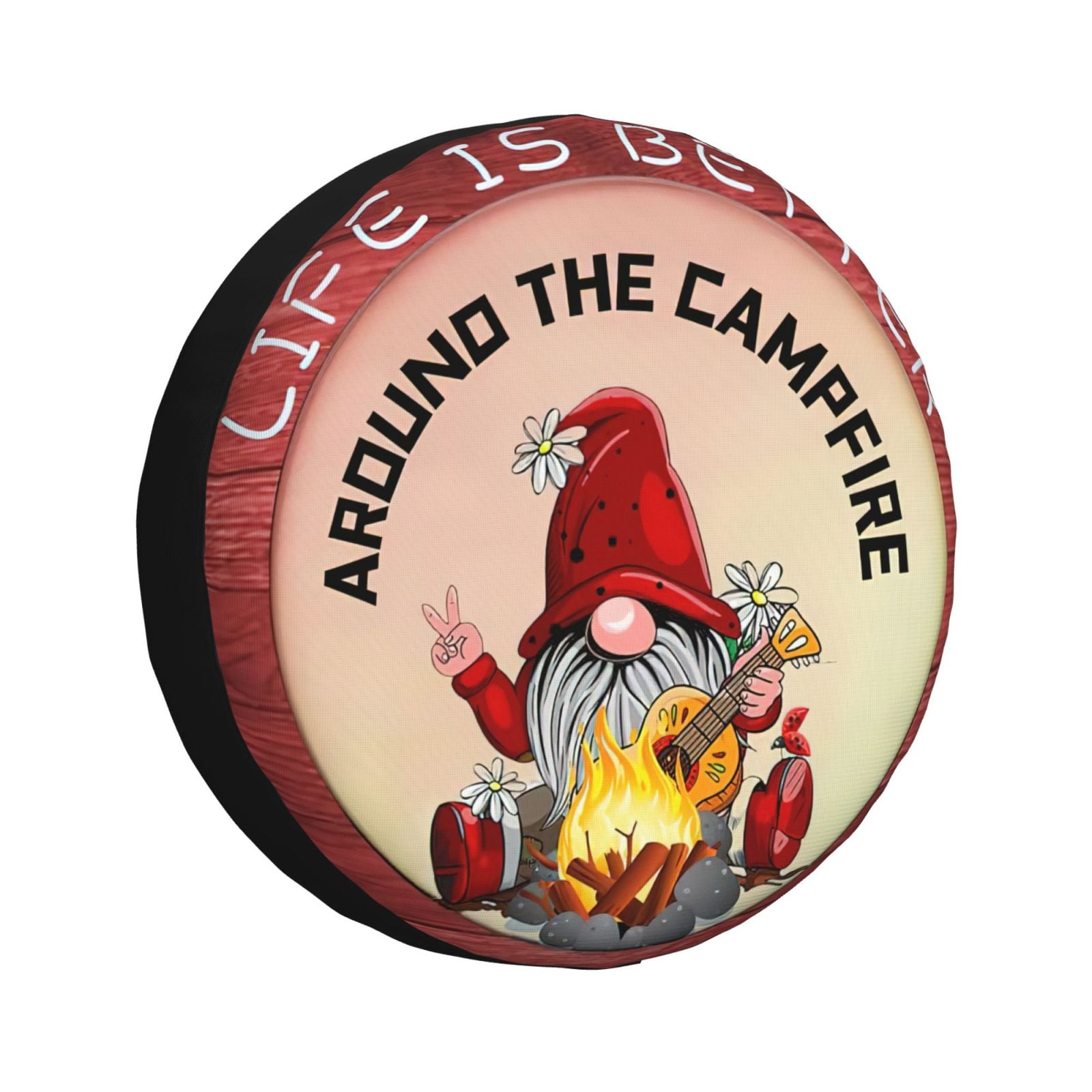 Life Is Better Around The Campfire Tire Cover 17" Wheel Protectors Tyre ...
