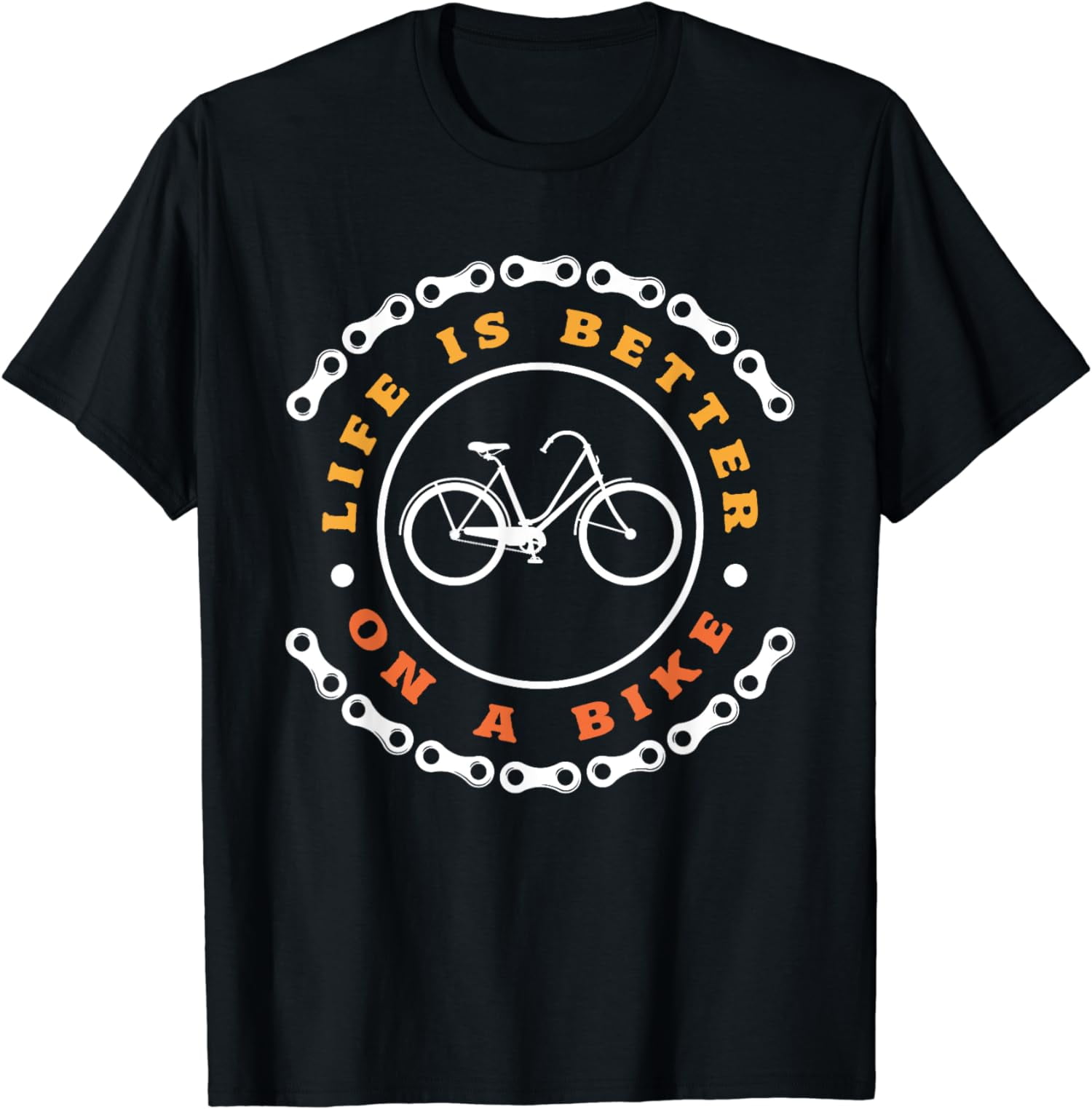 Life Is Better On A Bike Cycling Bicycle Cyclist T-Shirt - Walmart.com