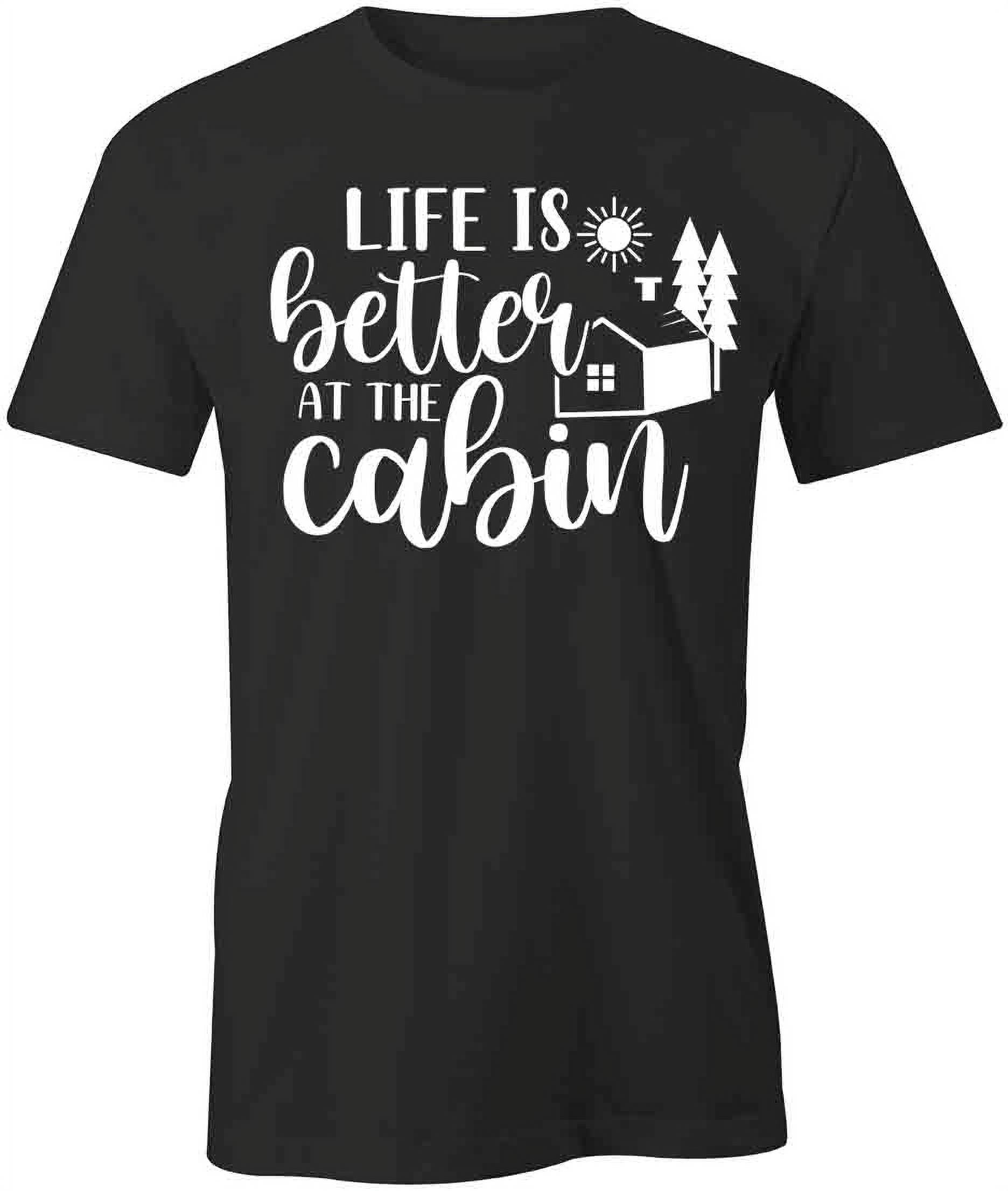 Life Is Better T-Shirt | Cool Summertime Black Tee Gift - Walmart.com