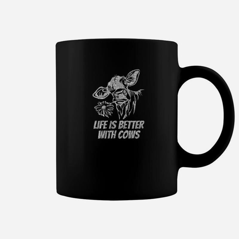 Life Is Better With Cows Fun Farm And Ranch Coffee Mug - Walmart.com