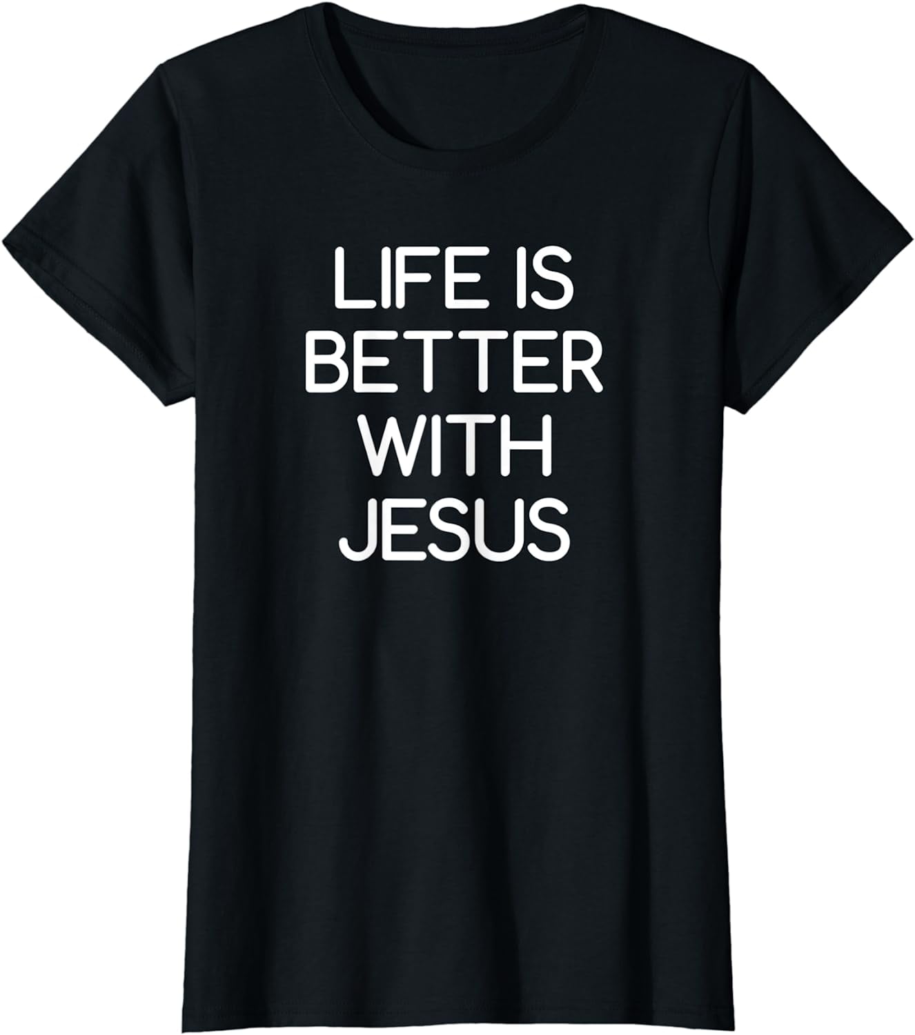 Life Is Better With Jesus, Faith, Bible Verses T-Shirt - Walmart.com