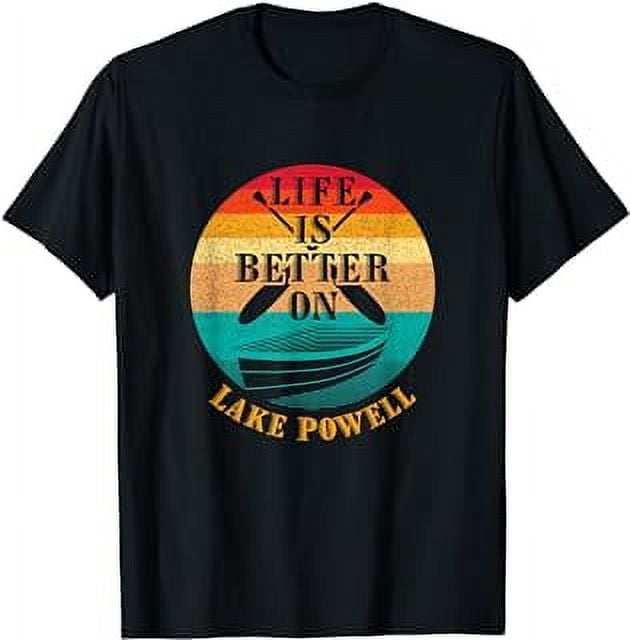 Life Is Better on Lake Powell Funny Boating Humor Boat T-Shirt ...