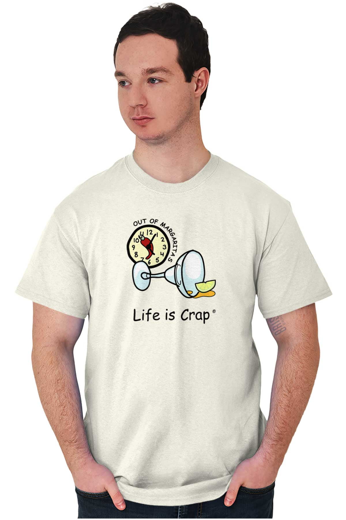 Life Is Crap Short Sleeve T-Shirt Tees Tshirts Life is Crap Out ...