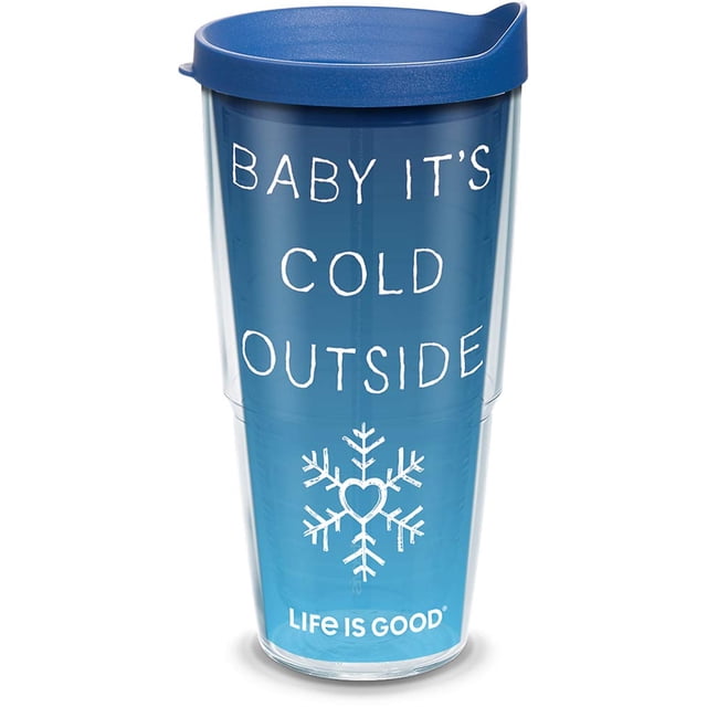 Life Is Good Cold Outside 24 oz Tumbler with lid - Walmart Business ...